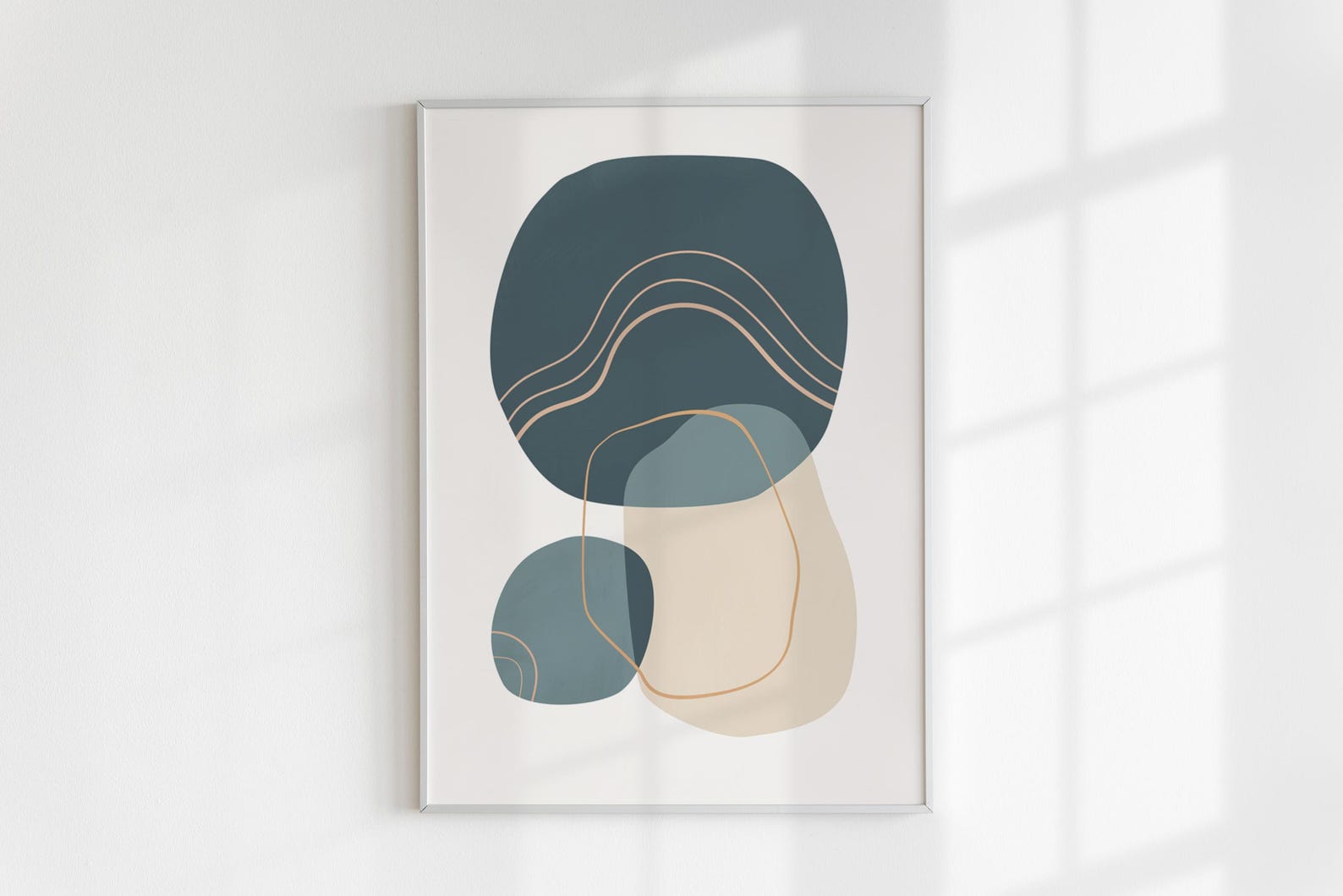 Abstract Art, Geometric Shapes, Minimalist Decor, Modern Wall Art ...
