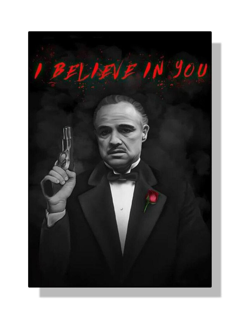 Mafia Bosses Scarface and Escobar Wall Decor Motivational Posters ...