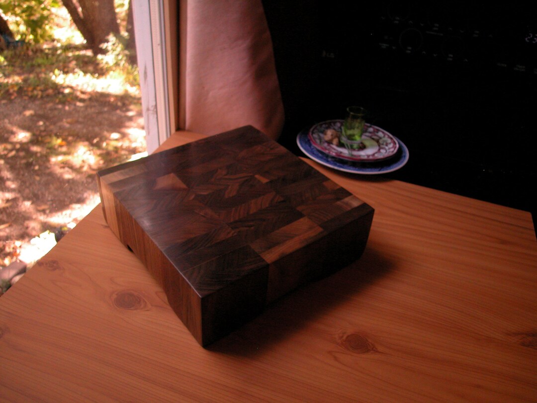 American Black Walnut End-grain Chopping Block - Etsy