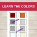 Montessori Color Flashcards: 54 Printable Cards (PDF) - Etsy