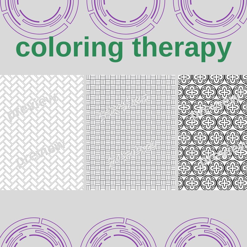 Printable Satisfying Patterns Coloring Pages | Relaxing Anti-stress ...
