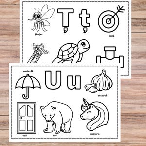 Alfabet Roman Pagini De Colorat PDF – Romanian Alphabet Printable for ...