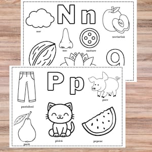 Alfabet Roman Pagini De Colorat PDF – Romanian Alphabet Printable for ...
