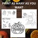 Thanksgiving Coloring Pages: 30 Festive Designs (PDF Download) - Etsy