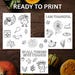 Thanksgiving Coloring Pages: 30 Festive Designs (PDF Download) - Etsy