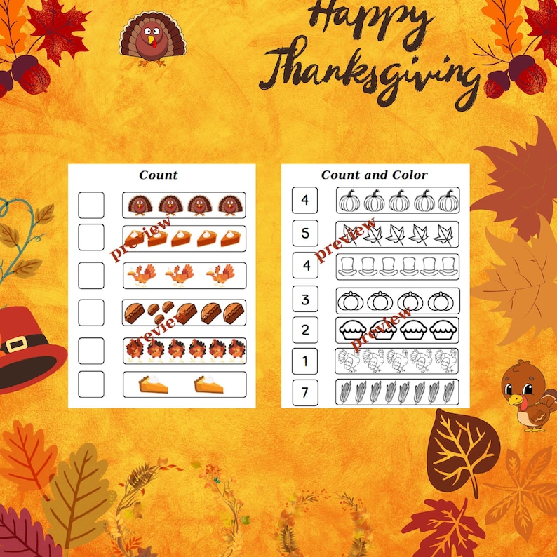 Thanksgiving Printable Activity Pages, Thanksgiving Activities ...