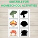Mushroom Shadow Matching Game: Montessori Toddler Learning (PDF ...