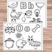 Alfabet Roman – Pagini De Colorat | Romanian Alphabet Coloring Pages ...