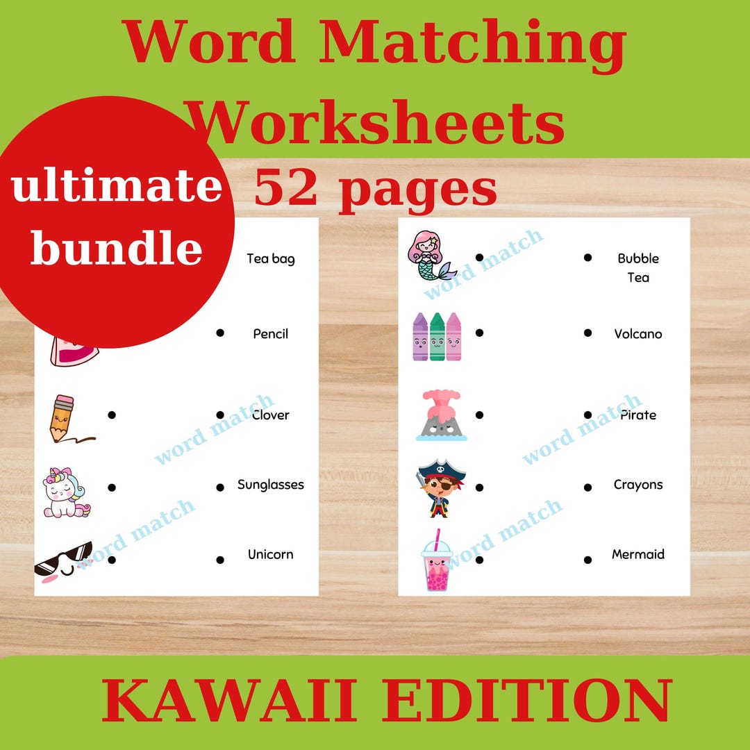 Name Matching Worksheets for Preschool / Printable Literacy Activity ...