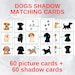 Animals Matching Game for Kids; Printable Toddler Game; Preschool ...