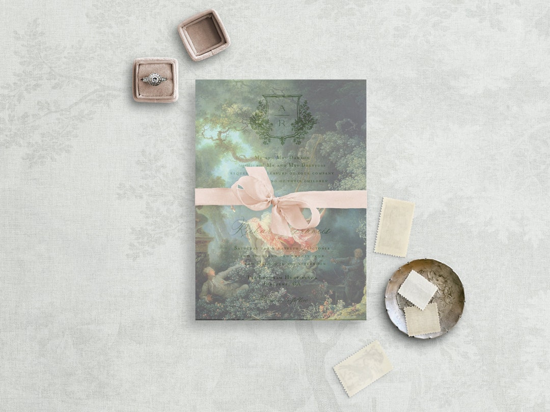 Printable Wedding Vellum Overlay, Invitation Overlay, 5x7 Invitation ...