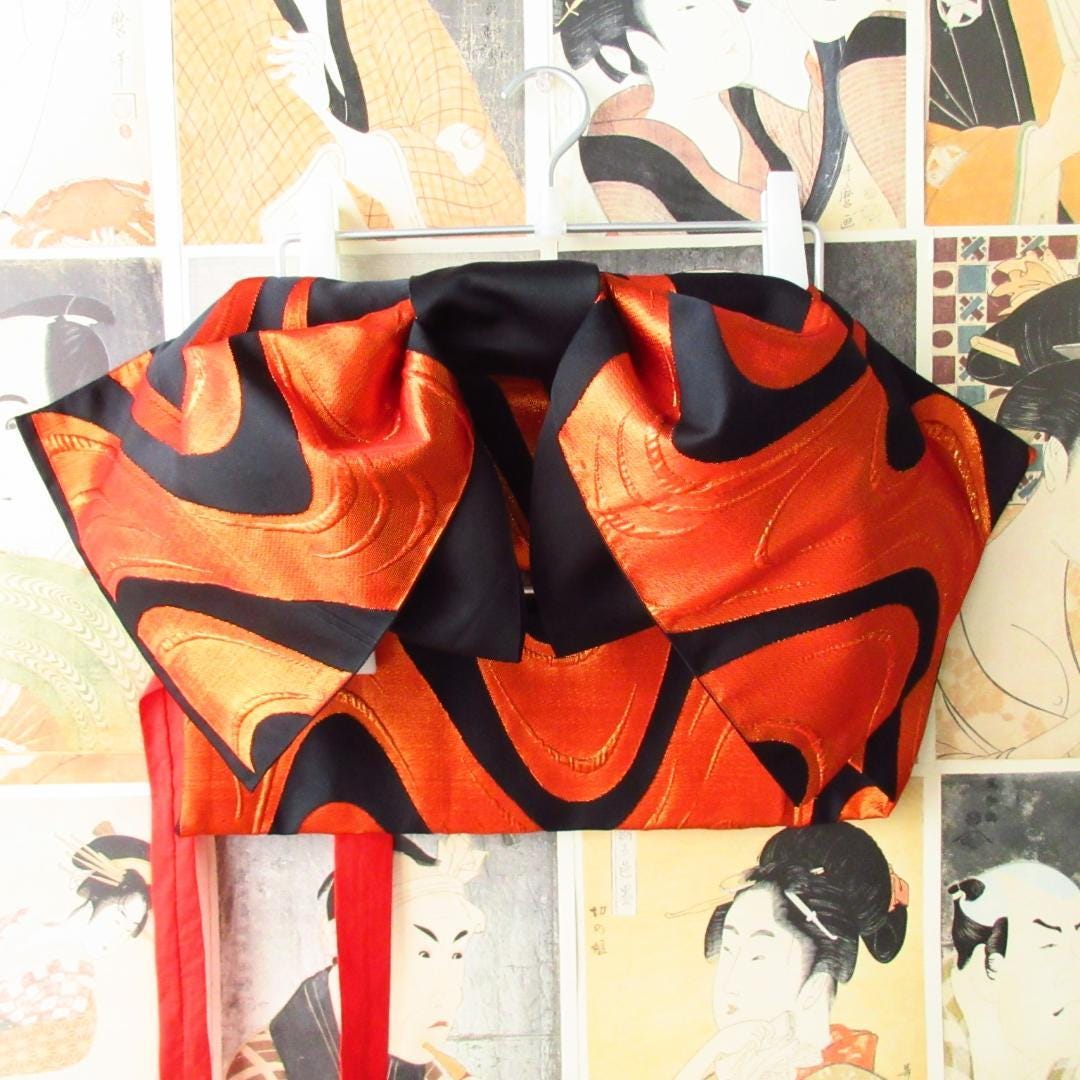Kimono Remake Costumes Made of Obi /geisha/oiran/maiko/easy to Put on ...