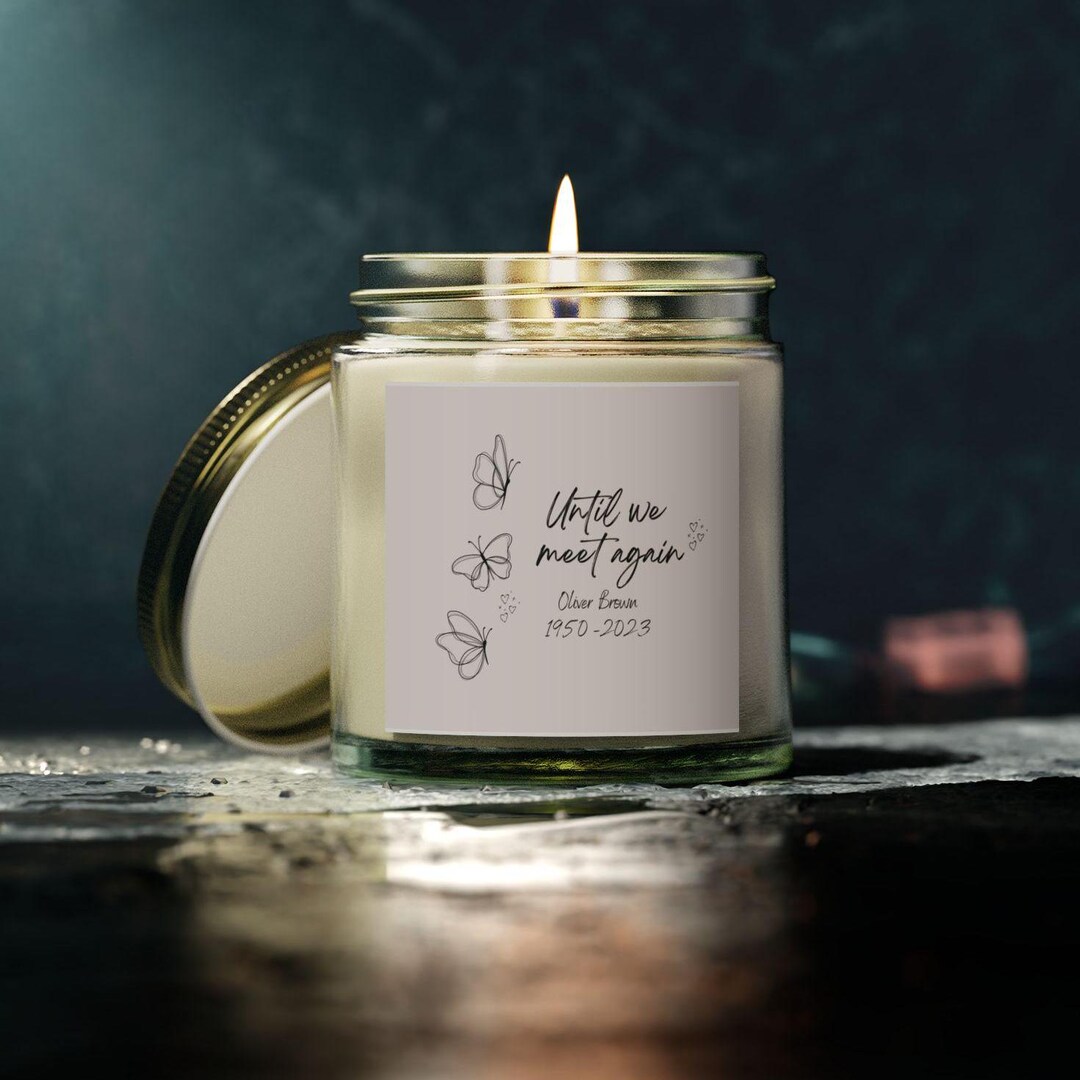 Until We Meet Again Memorial Candle / Grief Candle / Condolence Gift ...