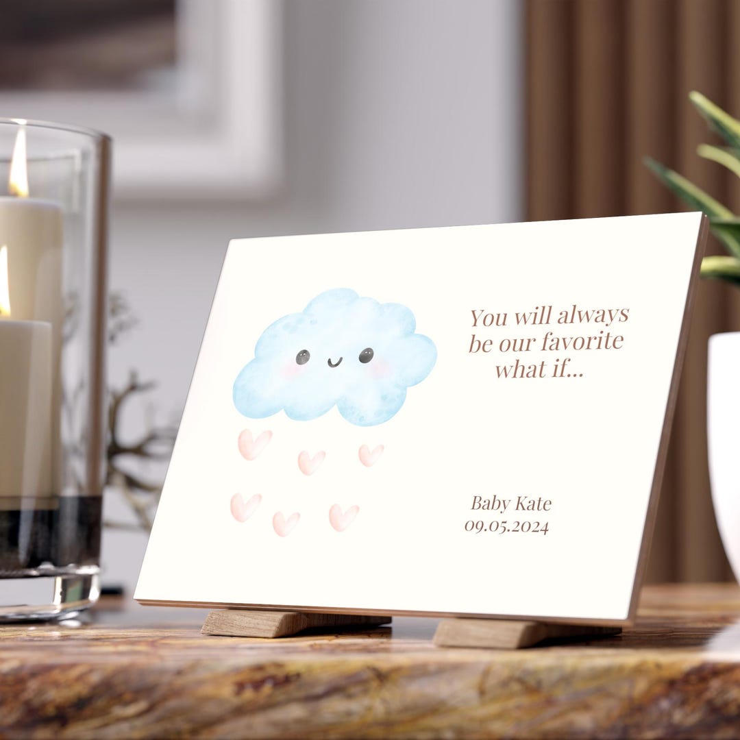 Personalized Miscarriage Gift, Custom Memorial Tile, Baby Angel Plaque ...