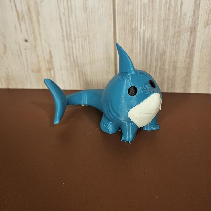Jeff the Land Shark Figure - Etsy