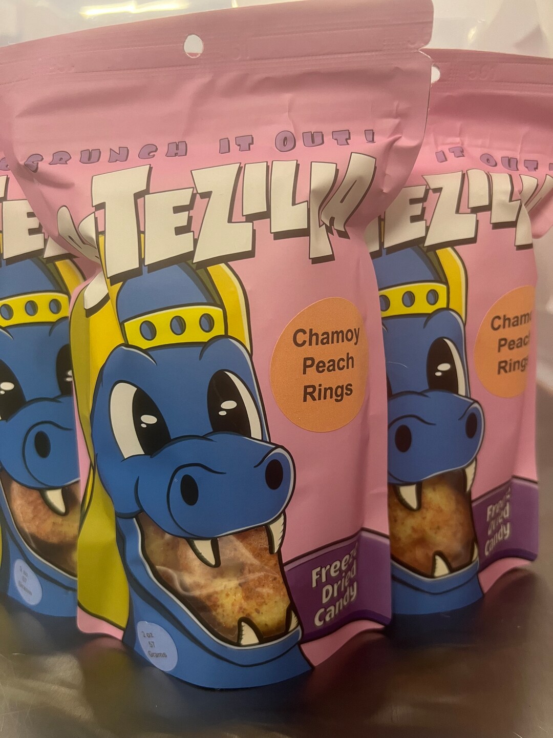 Freeze Dried Chamoy Peach Rings - Etsy