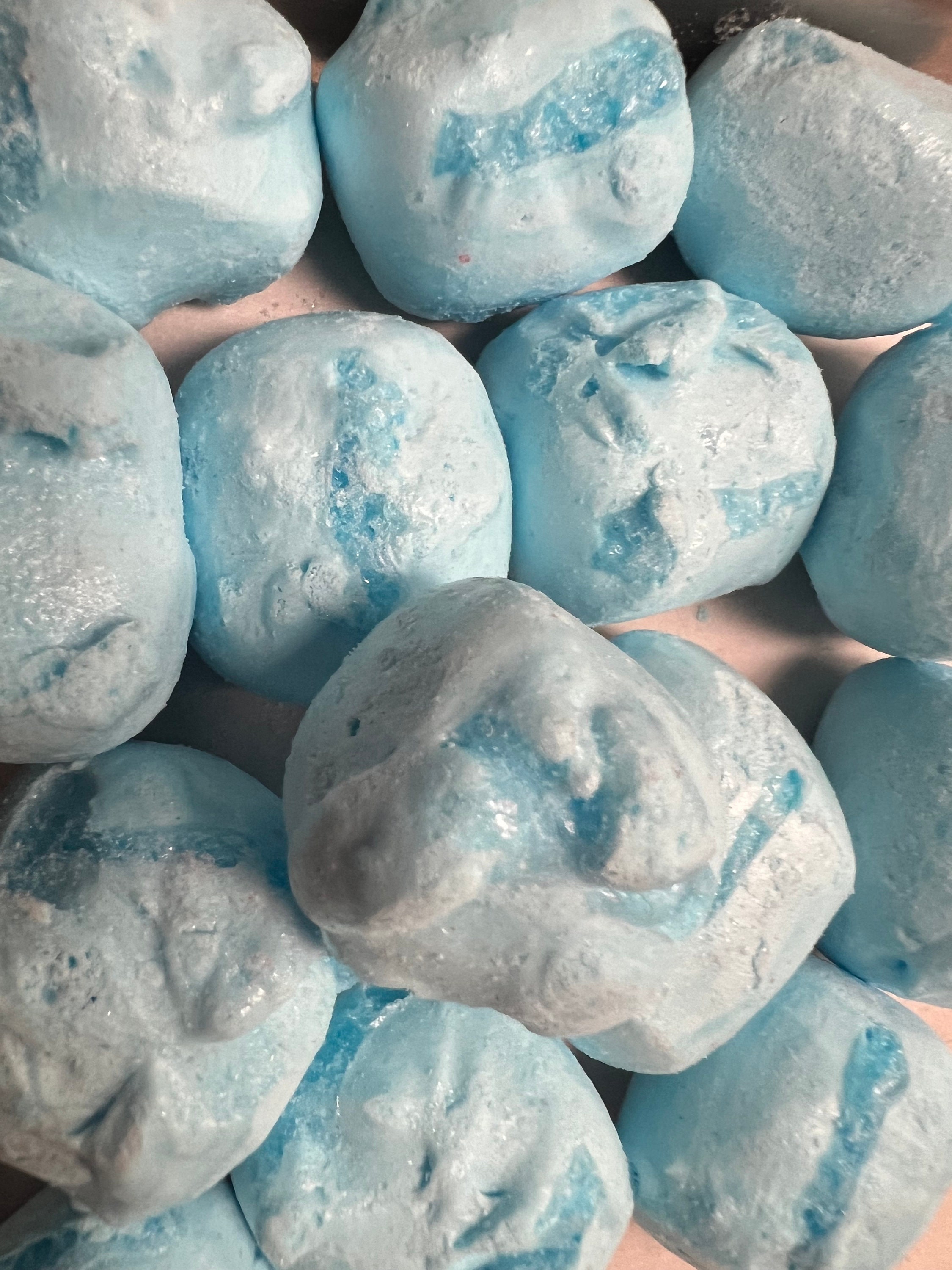 Freeze Dried Blue Raspberry Saltwater Taffy - Etsy