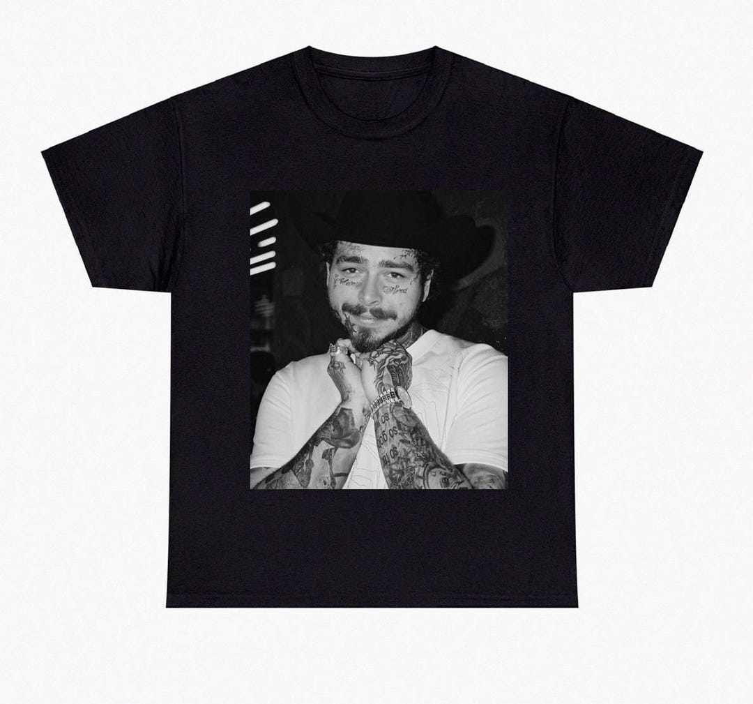 Retro Post Malone Smile Shirt Vintage 90s Style Shirt Homage Unisex ...