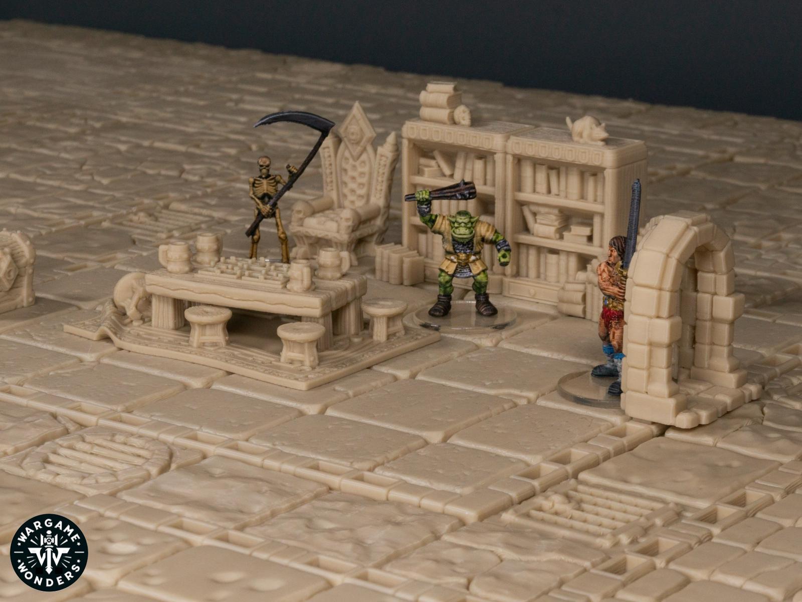 Modular Dungeon Board With Walls for Tabletop Games – Heroquest ...