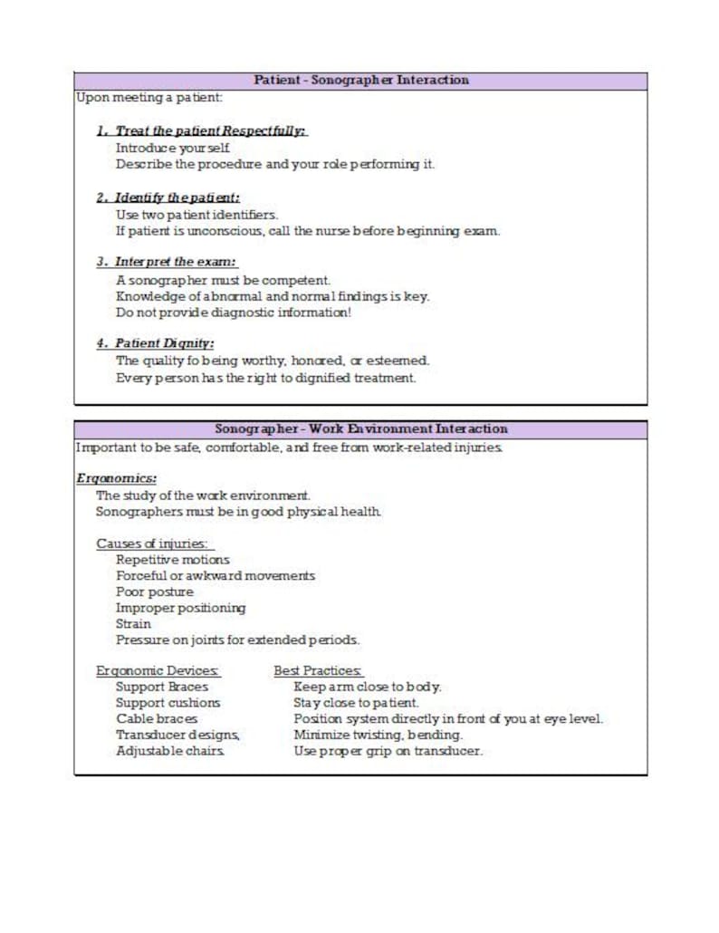 Ultrasound Physics Simplified Notes, Formula Charts, Key Terms, Akas ...