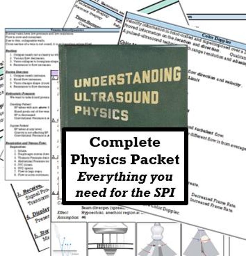 Ultrasound Physics Simplified Notes, Formula Charts, Key Terms, Akas ...