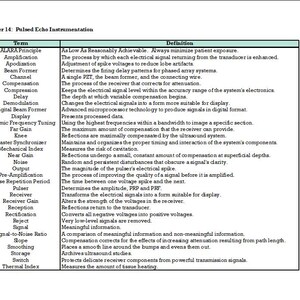 Ultrasound Key Terms and Definitions - Edelman Chapters 1-24 - Etsy
