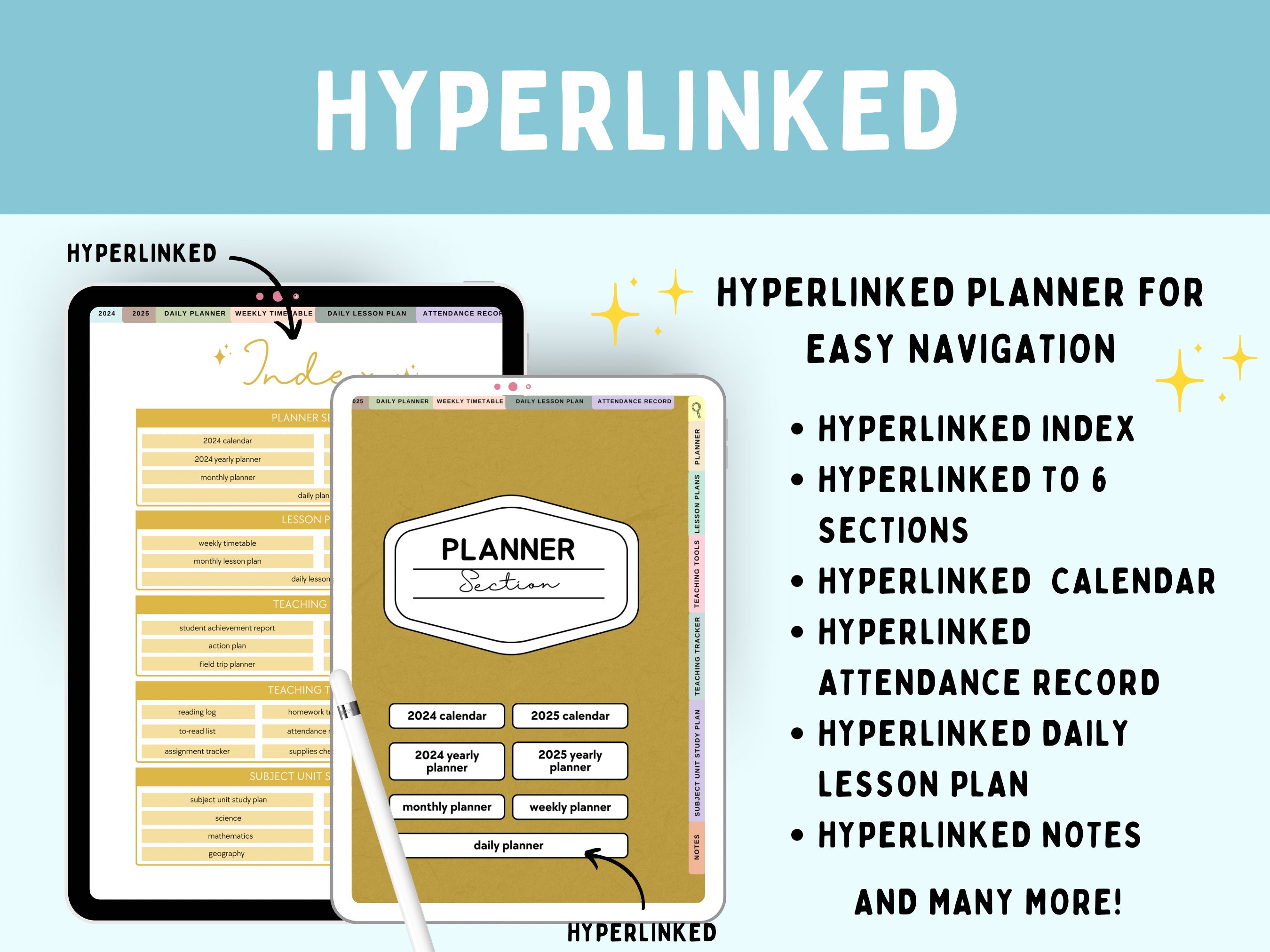 HOMESCHOOL Planner Printable & Digital With Plr,hyperlinked,2024 2025 ...