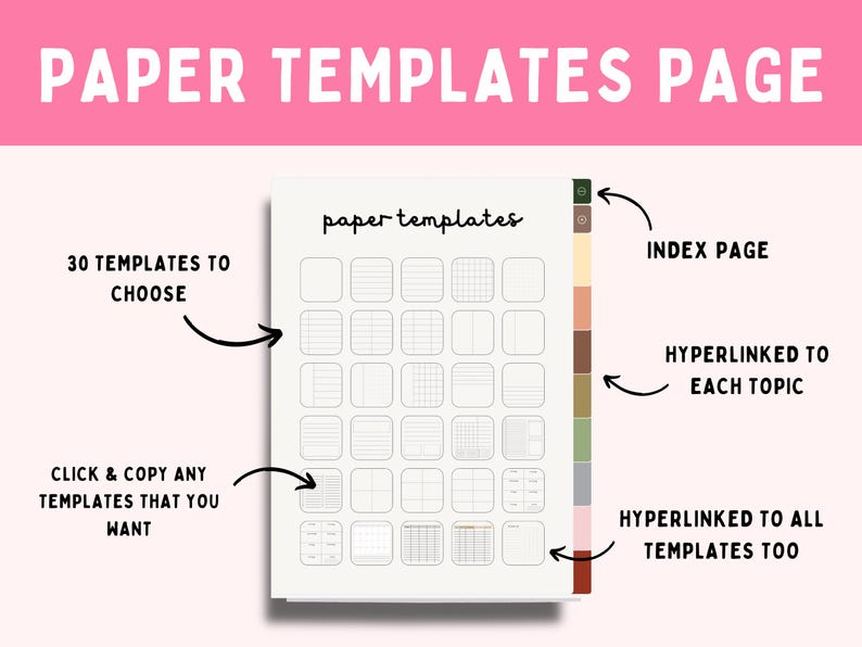 Hyperlinked Digital Notebook Cottagecore,goodnotes Student Notebook ...