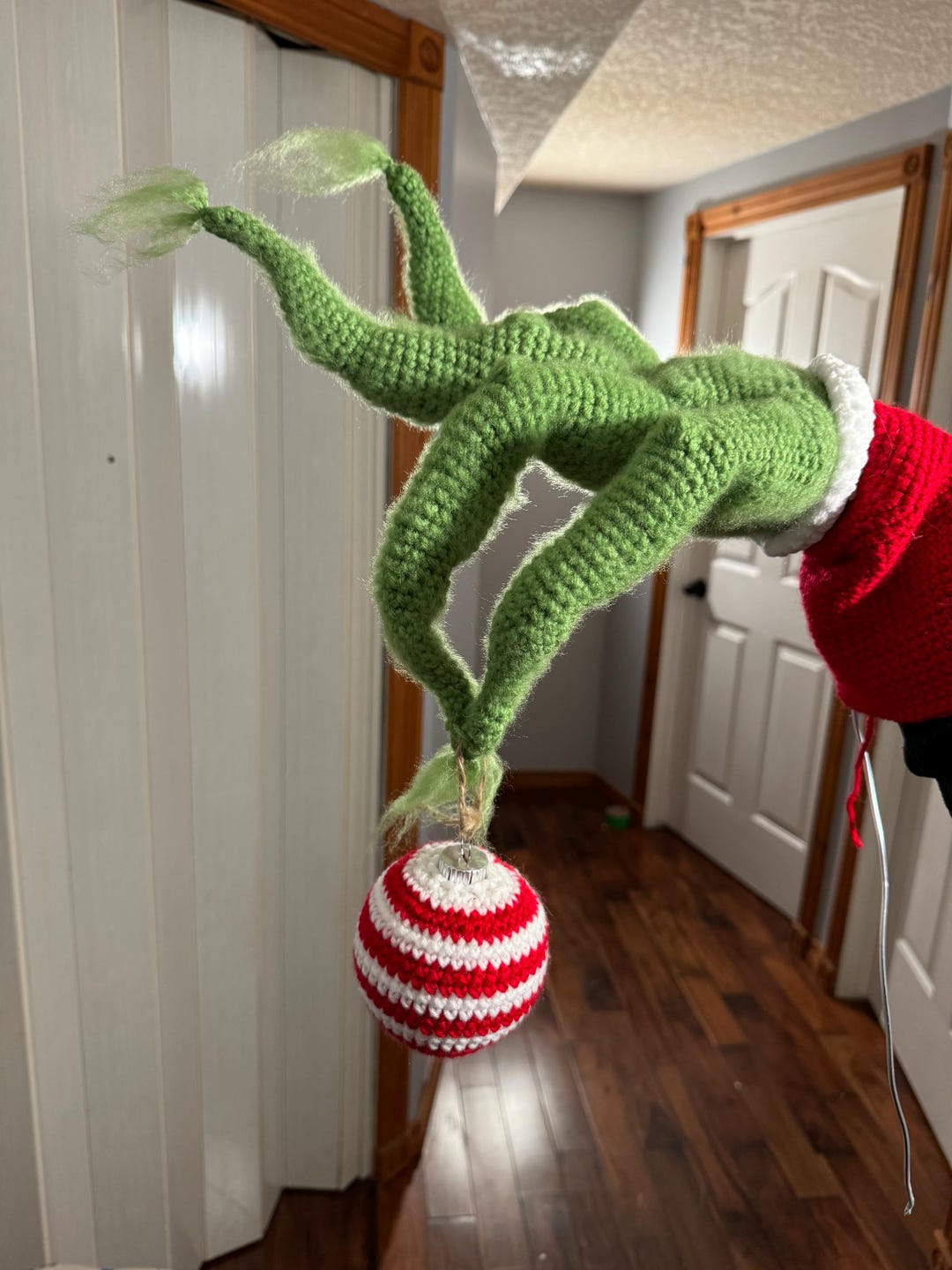 Crocheted Grinch Hand - Etsy