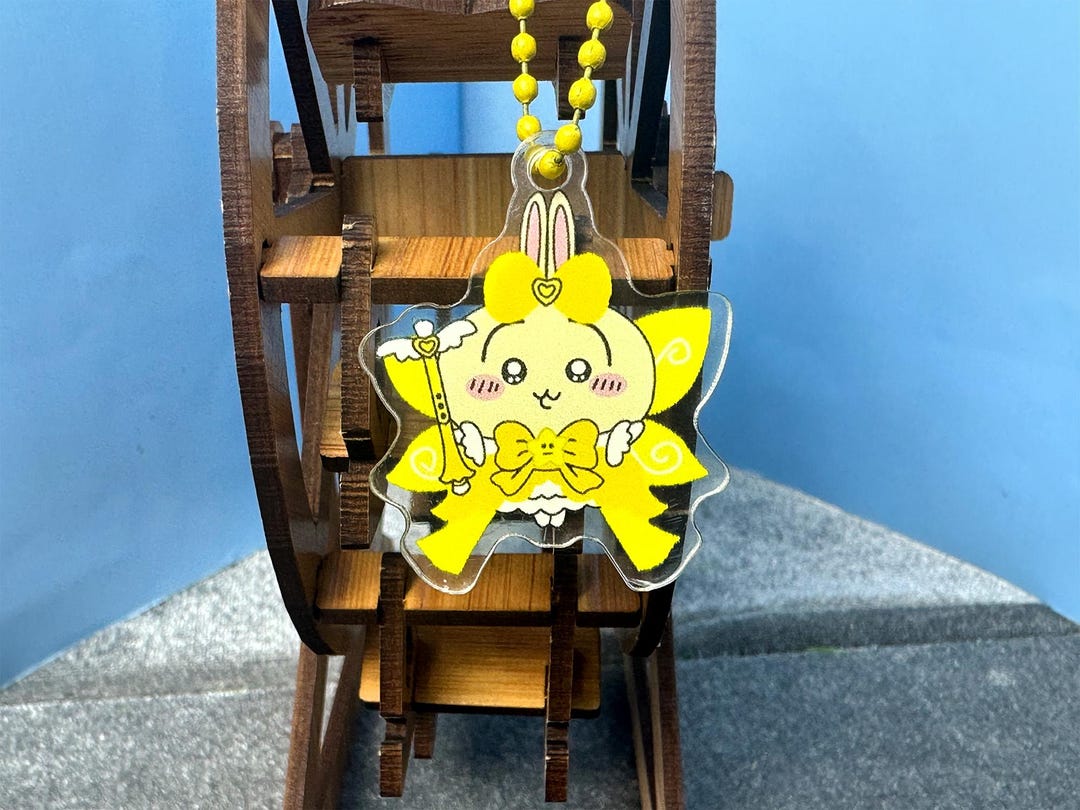 Chiikawa Angel Acrylic Pendant Chiikawa Keychain Octavo Cartoon ...