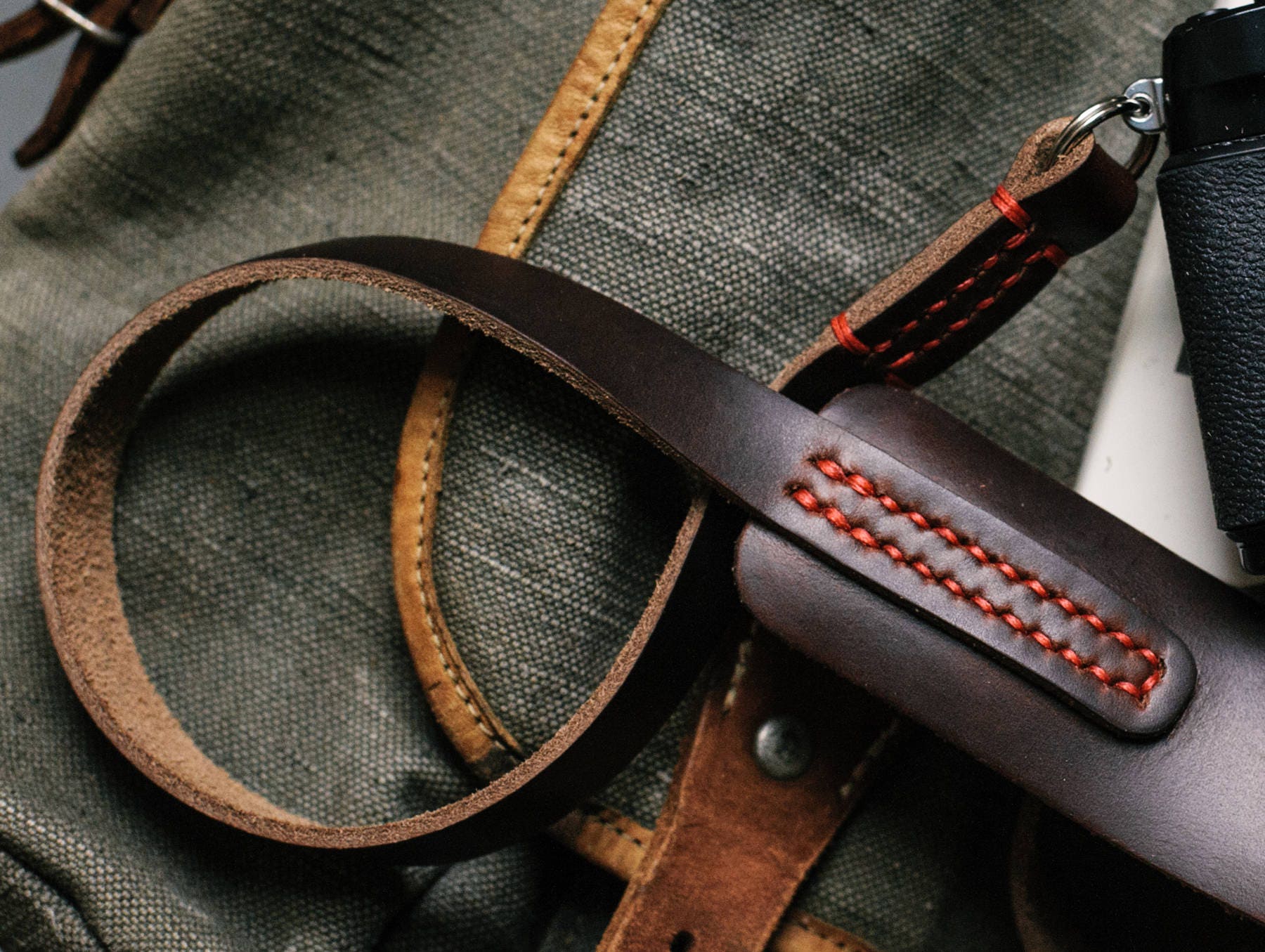 Handmade Leather Camera Strap: Camera Strap for Digital and Film ...