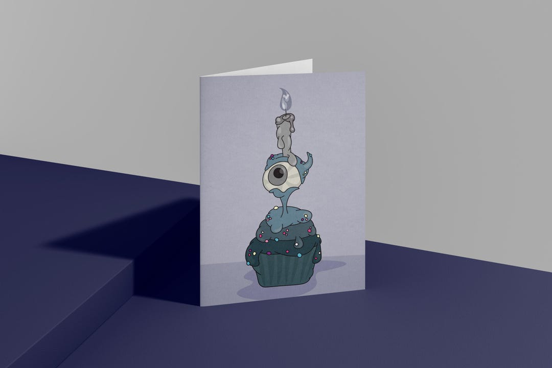 Stormy Sweetie: Printable Birthday Card With Fun PDF Vector Art - Etsy