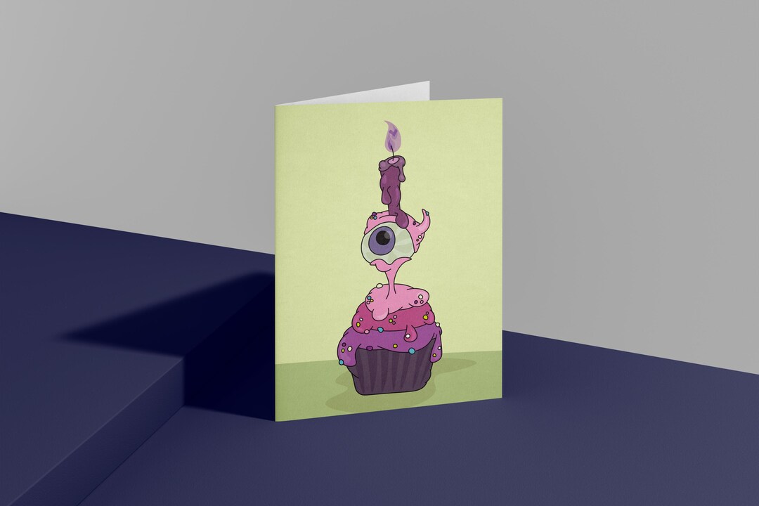 Chew Chew Charm: Printable Birthday Card With Fun PDF Vector Art - Etsy