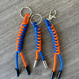 Pick Your 3 Small Decorative Paracord Keychains. Perfect for Keychains ...