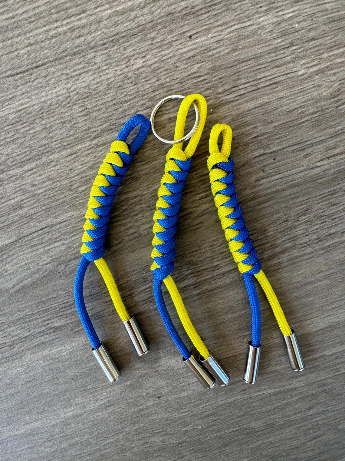 Pick Your 3 Small Decorative Paracord Keychains. Perfect for Keychains ...