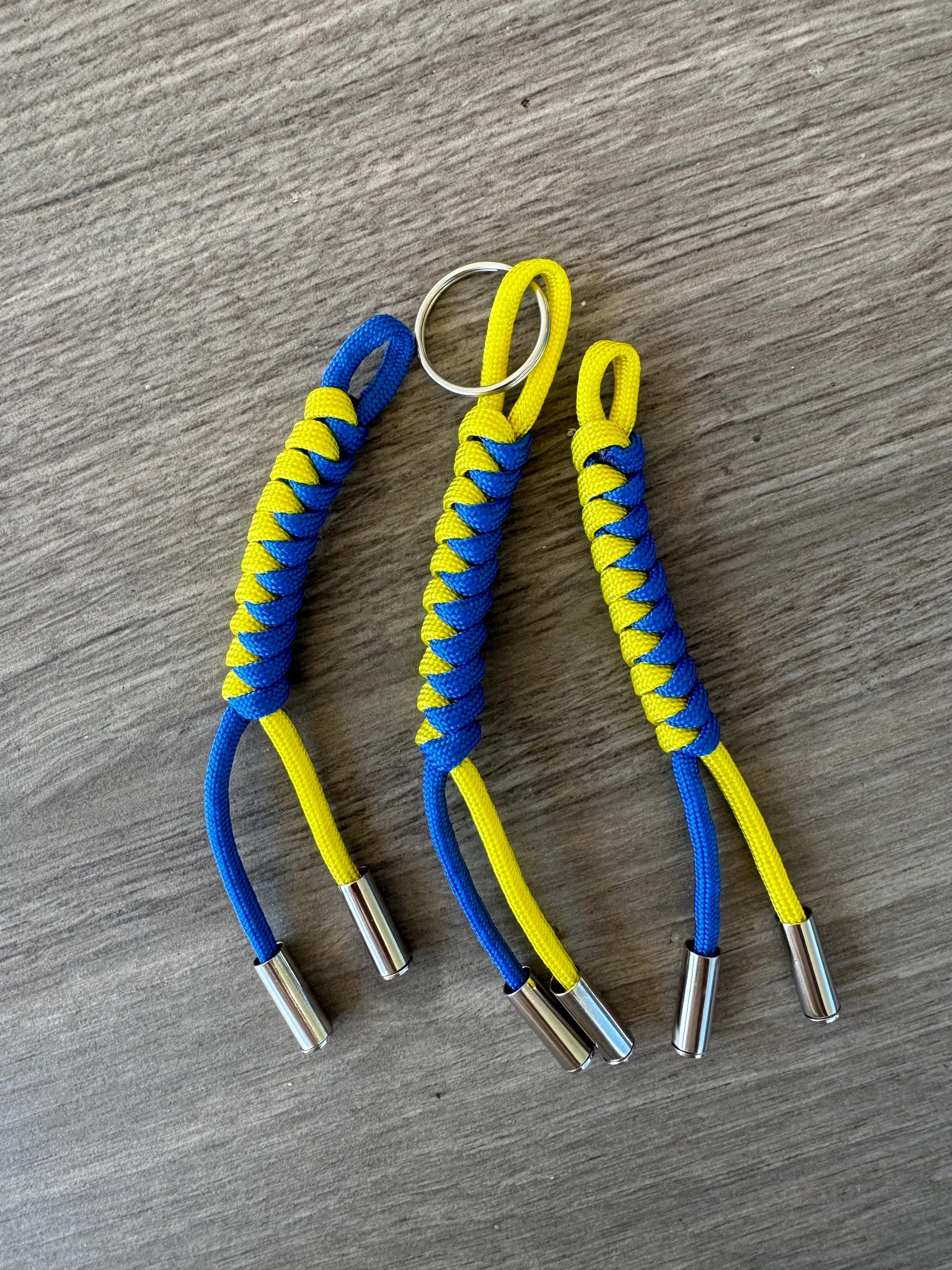 Pick Your 3 Small Decorative Paracord Keychains. Perfect for Keychains ...