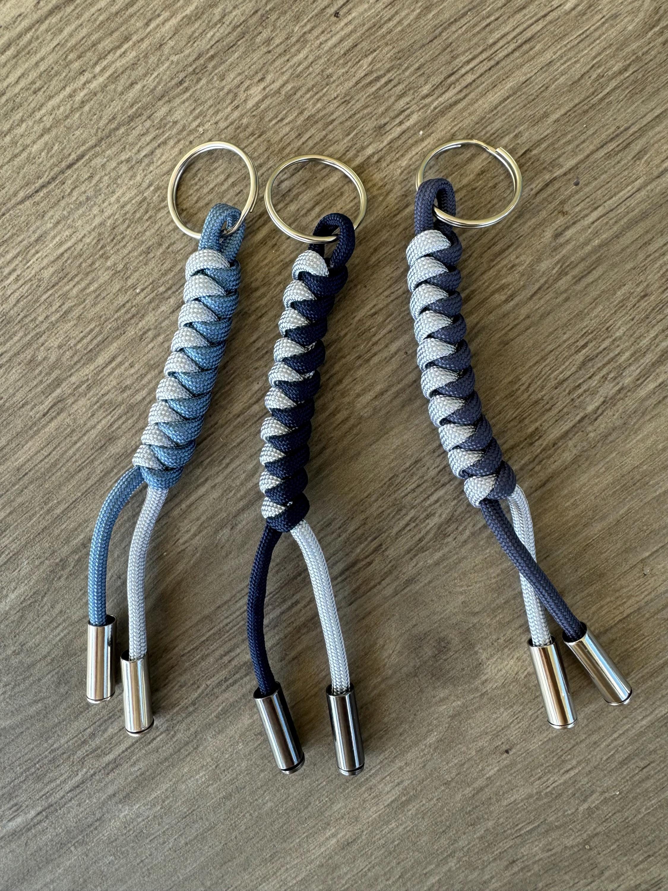 Pick Your 3 Small Decorative Paracord Keychains. Perfect for Keychains ...