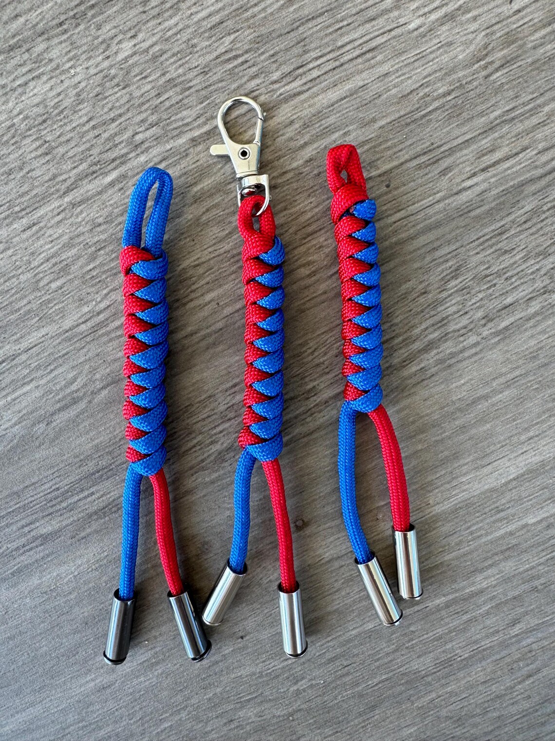 Pick Your 3 Small Decorative Paracord Keychains. Perfect for Keychains ...