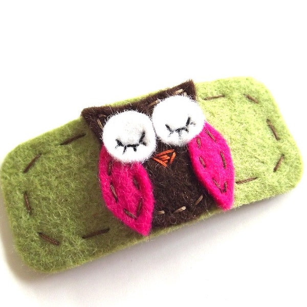 Owl Hair Clip - Etsy