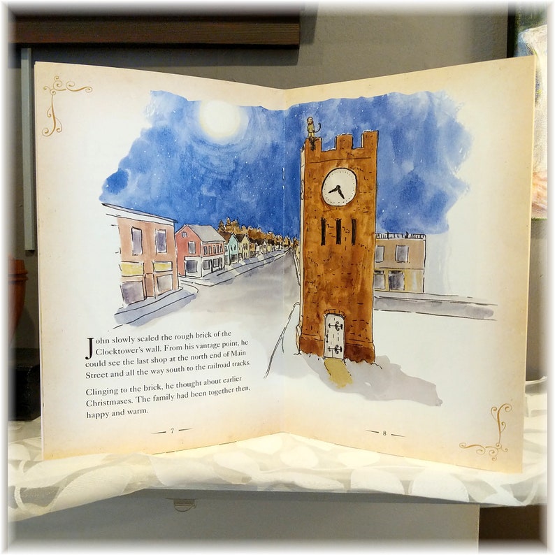 Mouse on the Clock Tower Book AND Ornament Set, Hudson Ohio Nostalgic ...