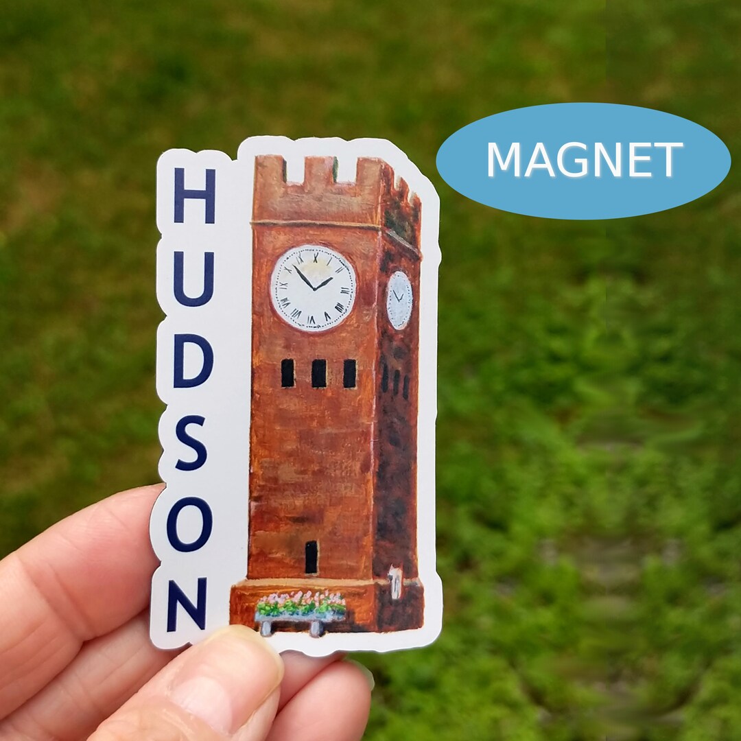 Hudson Clocktower MAGNET, 3 Inches, Ohio Souvenir Vinyl Magnet - Etsy