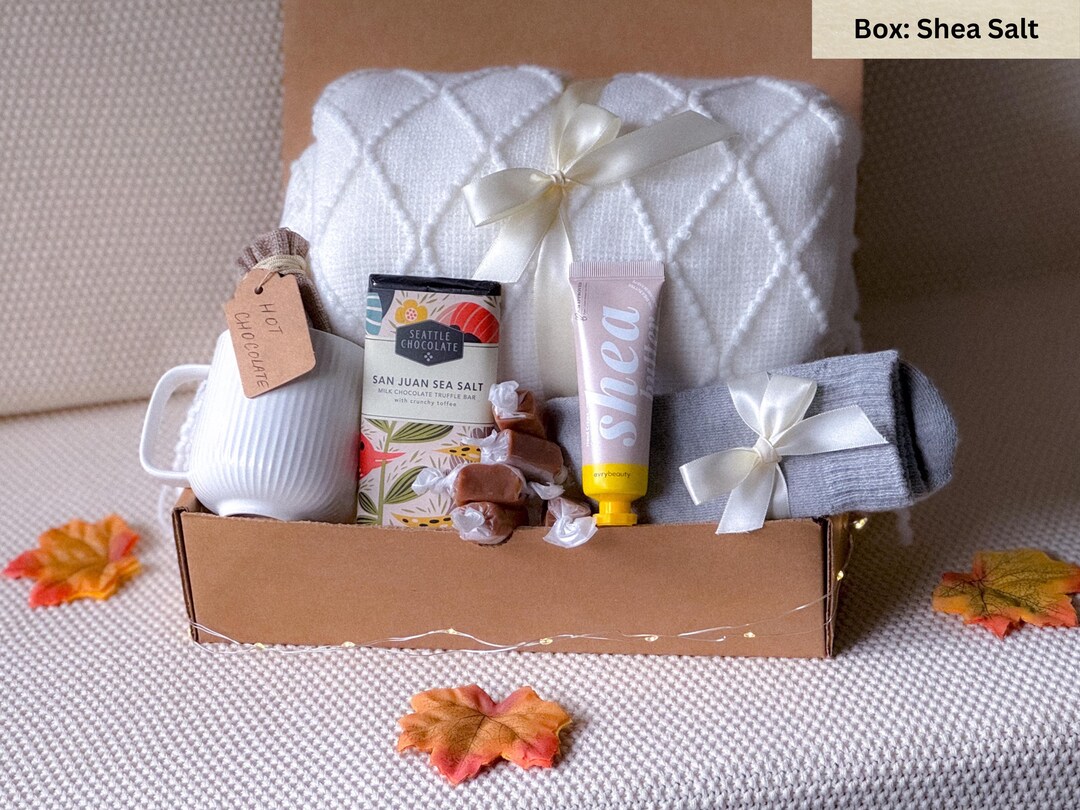 Get Well Soon Heal Gift Box With Blanket, Candle & Socks, After Surgery ...