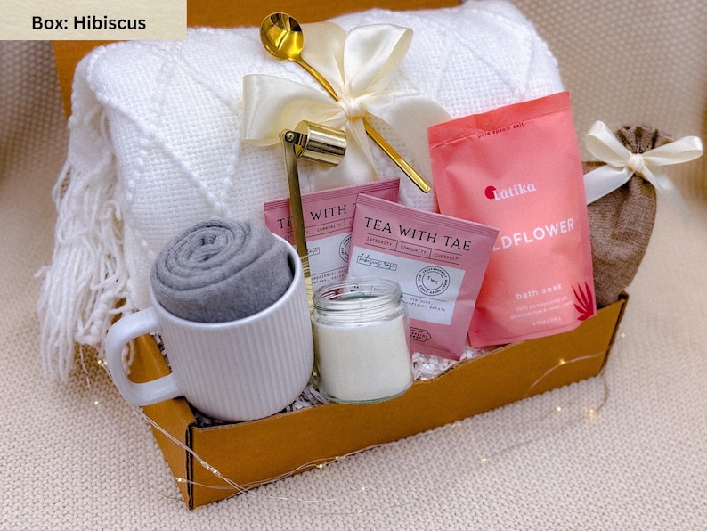 Nurses Day Gift Box, Cozy Spa Basket, Relaxation Care Package - Etsy