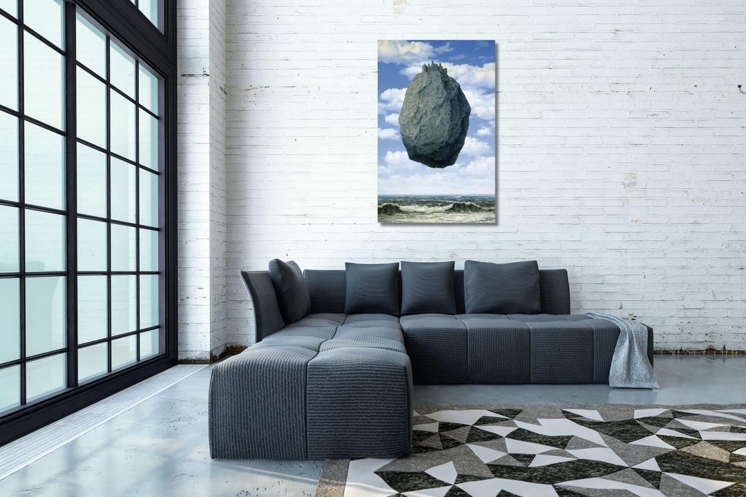 René Magritte the Castle in the Pyrenees 1959 Canvas Wall Art - Etsy