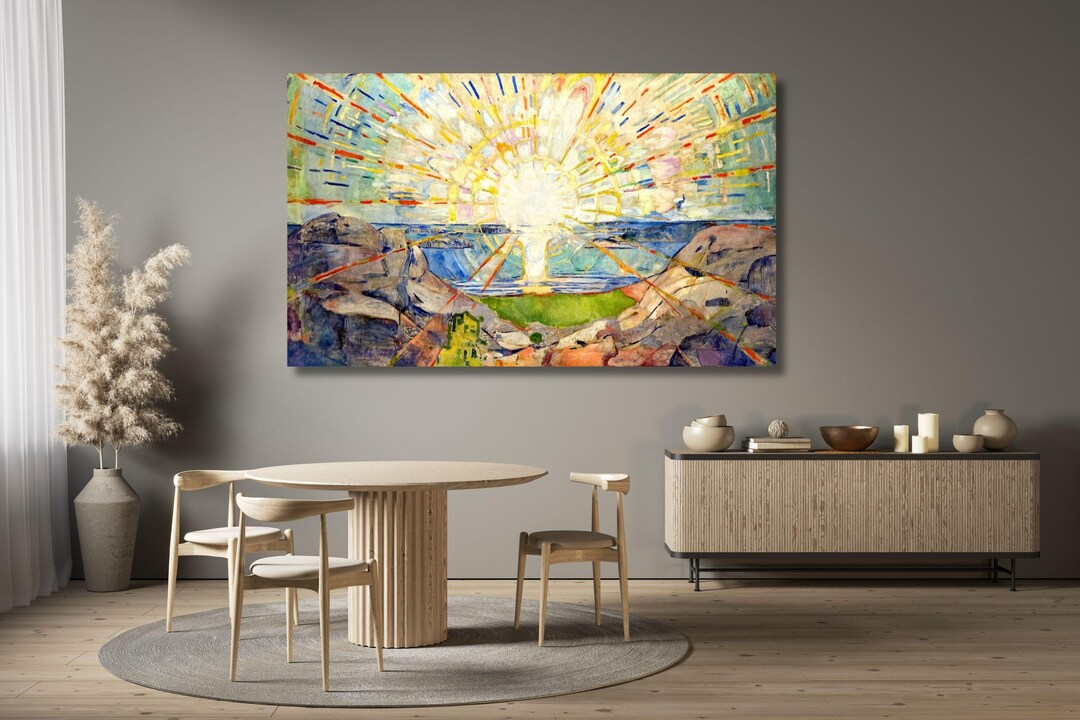 The Sun by Edvard Munch, Expressionist Art, Symbolist Painter, the Sun ...