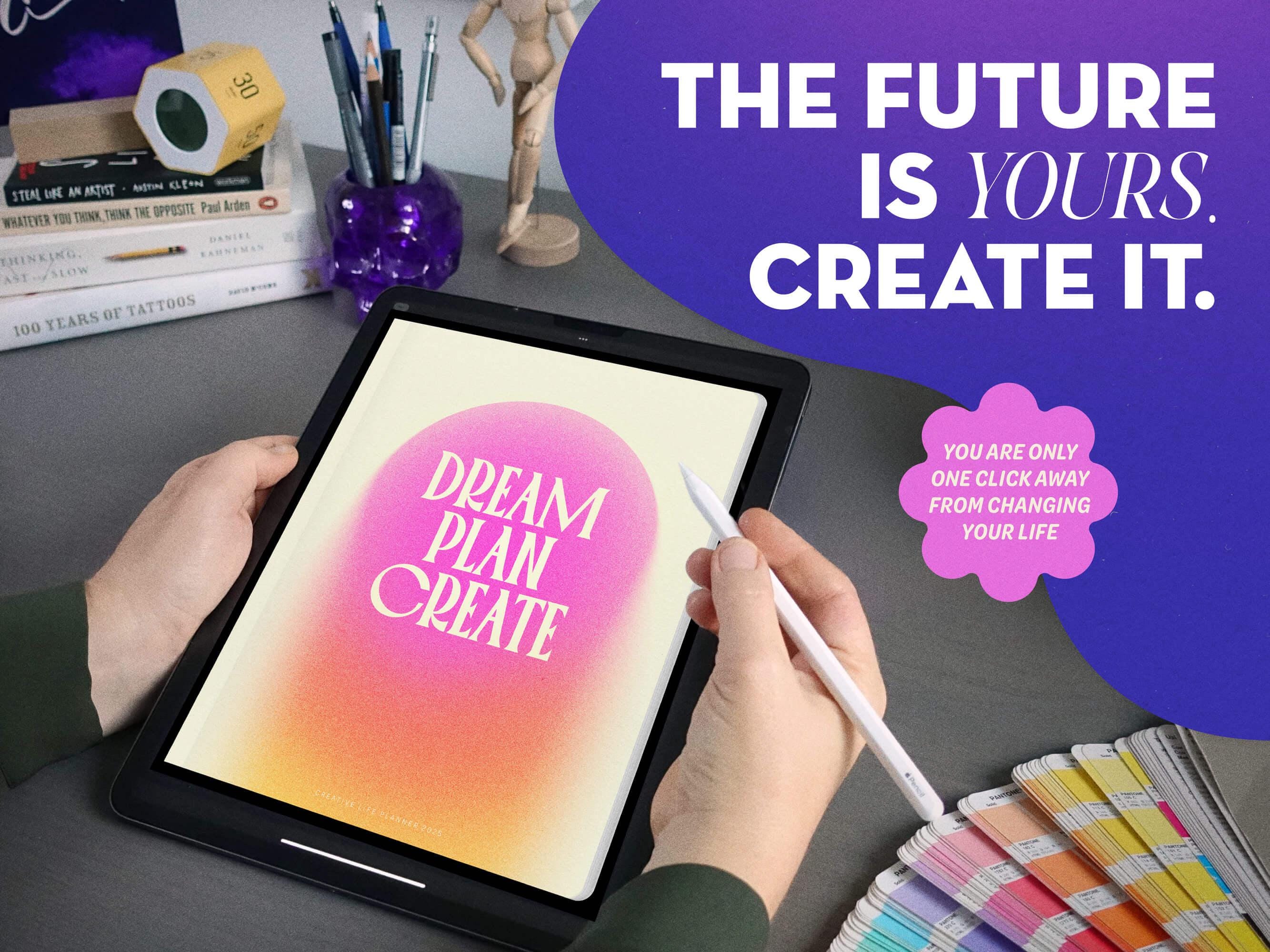 2025 Planner Digital Creative Life Planner Dated Productivity Goal ...
