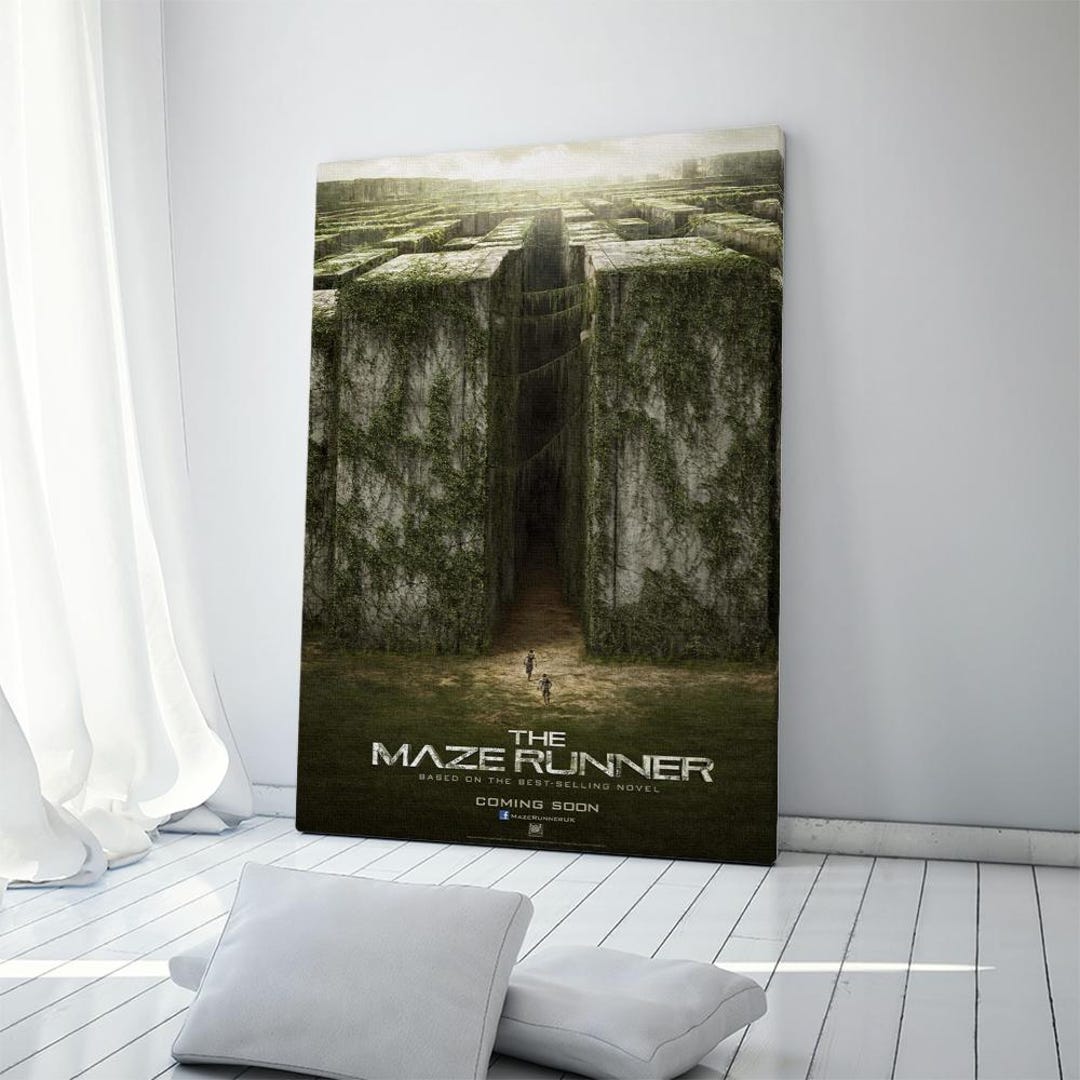 Maze Runner,movie Poster,wrapped Frame Canvas Poster,home Decor,wall ...