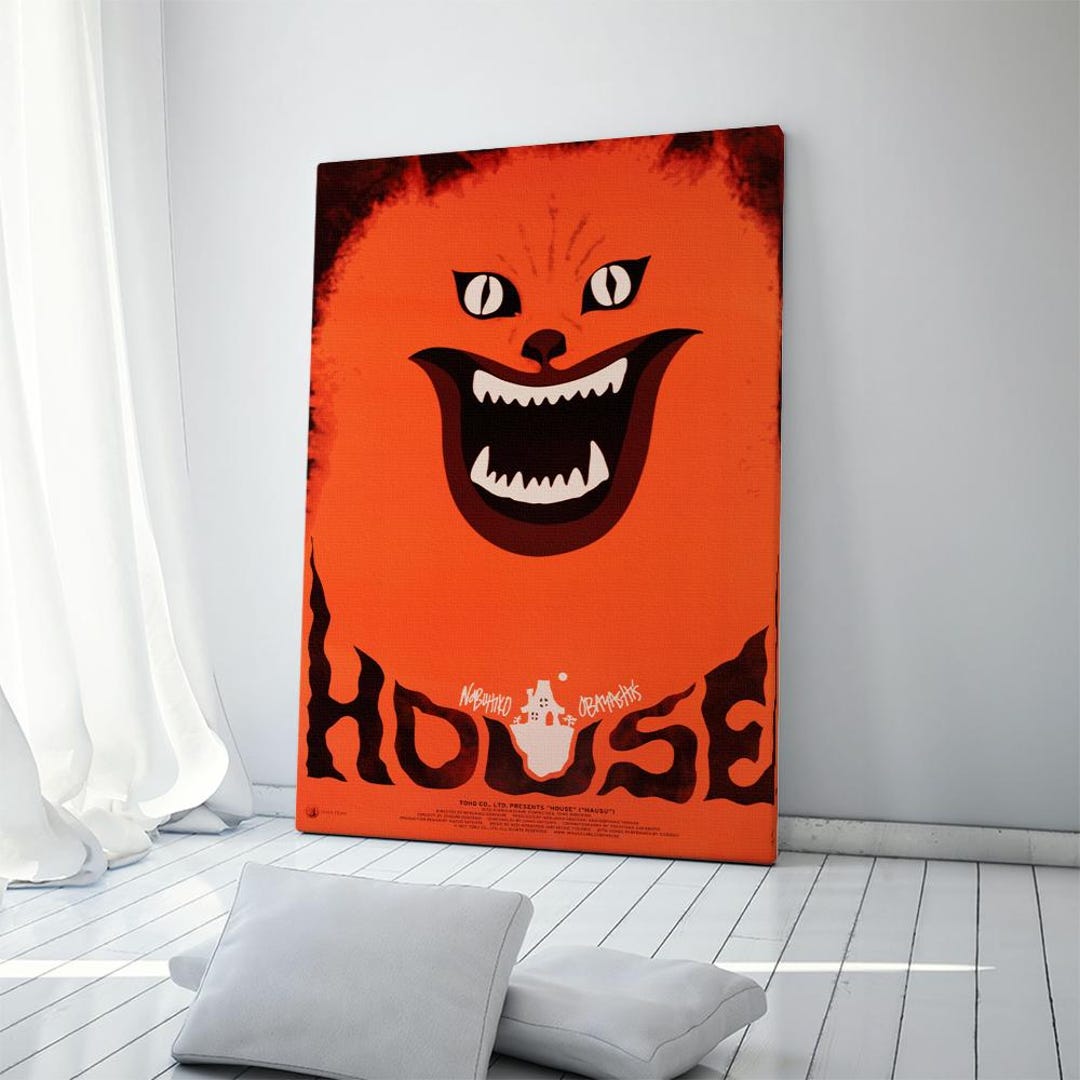 House 1977, Movie Poster, Wrapped Frame Canvas Poster,home Decor,wall ...