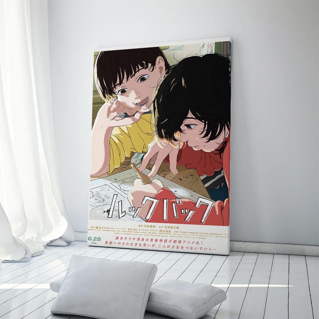 Look Back, Movie Poster, Wrapped Frame Canvas Poster,home Decor,wall ...