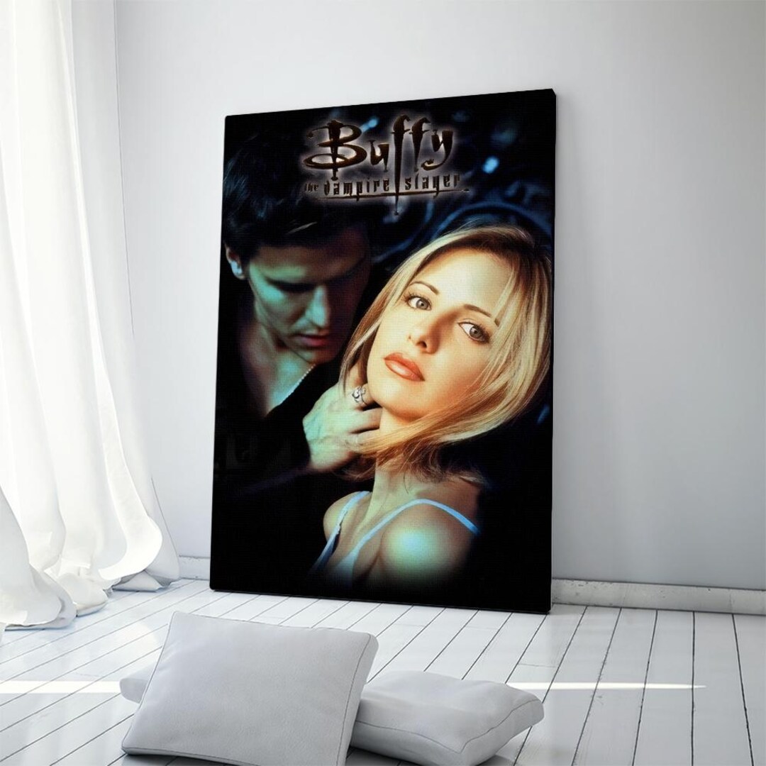 Buffy the Vampire Slaye, Movie Poster, Wrapped Frame Canvas Poster,home ...
